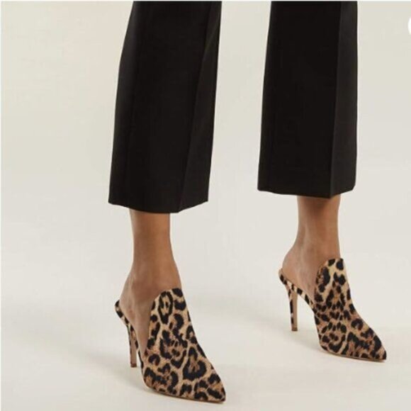 Fowt | Shoes | Fowt Fashion Leopard Print Side V Cut Backless Mules For ...